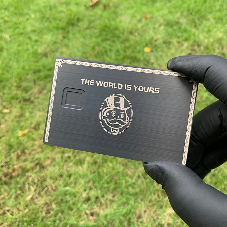 Personalized Metal Credit Card Custom Credit Cards - Etsy