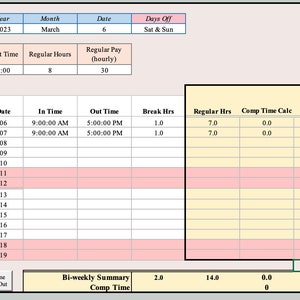 Automated Payroll Calculator | Payroll Invoice Template | Payroll Excel ...