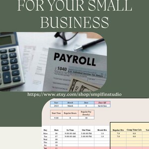 Automated Payroll Calculator | Payroll Invoice Template | Payroll Excel Spreadsheet | Employee ...