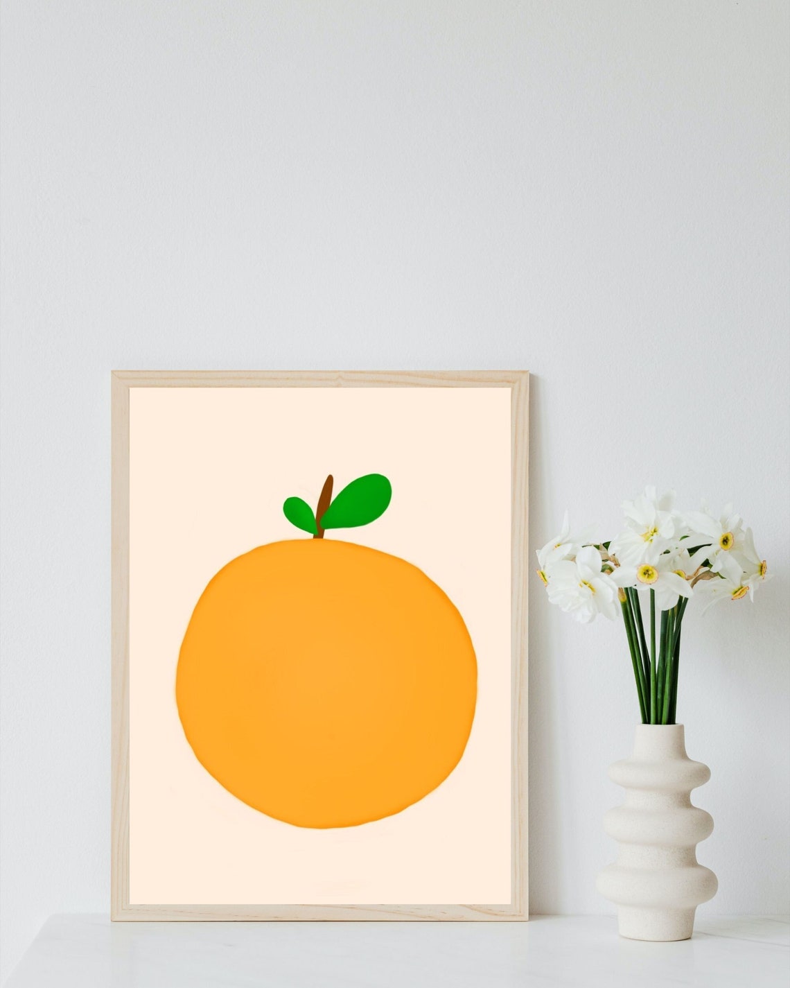 Orange Digital Poster Instant Download Citrus Fruit - Etsy