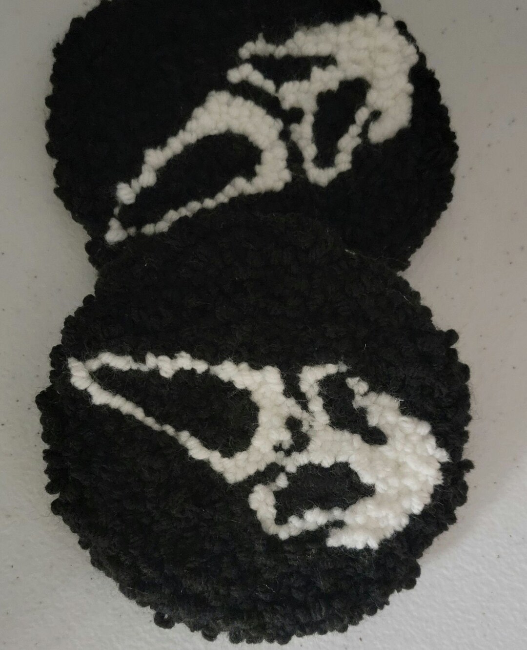 Scream Ghostface Rug Cup Coaster. - Etsy