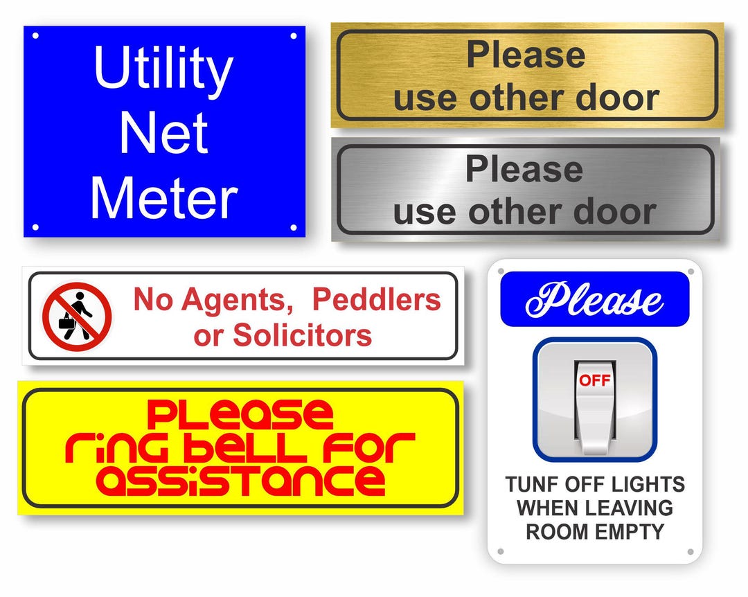 Custom Engraved Electrical Panel Labels - Phenolic Tags, Breaker Box ...