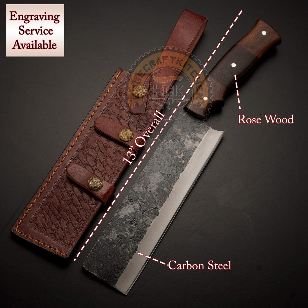 BIG BUSHCRAFT HATCHET Machete, Hatchet Knife Big Knife Butcher Knife ...