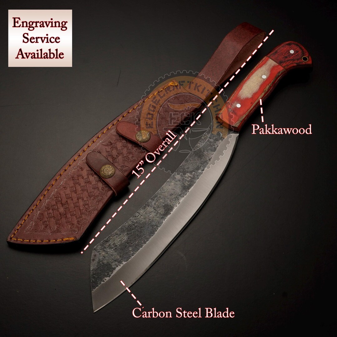 BIG BUSHCRAFT HATCHET Machete, Hatchet Knife Big Knife Butcher Knife ...