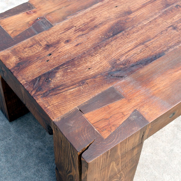 Reclaimed Wood Coffee Table - Etsy