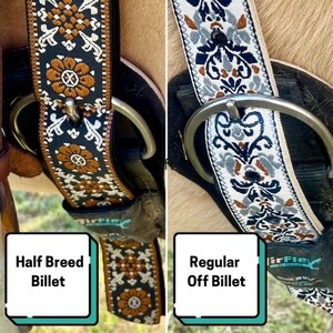 Western Latigo and off Billet Sets ALL SIZES Pink and White Houndstooth ...