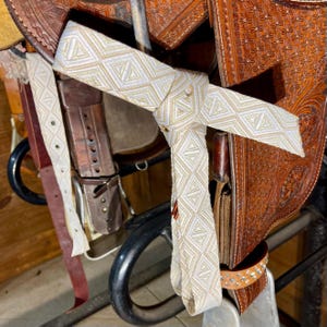 Western Latigo and off Billet Set HORSE or MINI/PONY: Cream, White ...