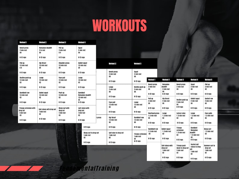 Online Fitness, Muscle Building Workouts, Varied Training Splits ...