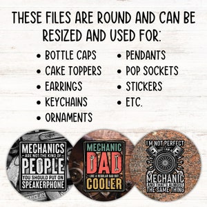 Mechanic Car Coaster Design Bundle Men's Cup Holder Sublimation Design ...