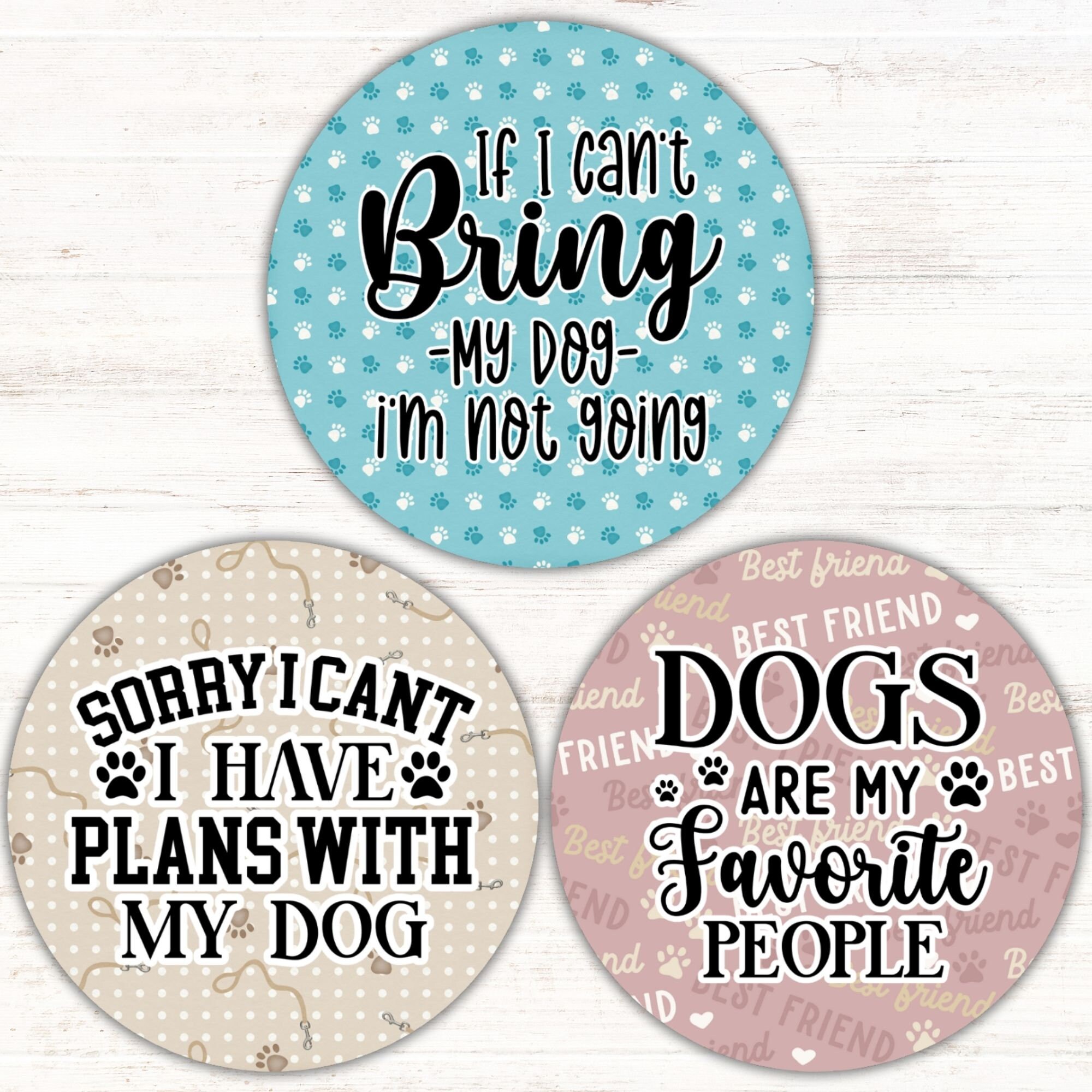 Dog Mom Car Coaster Bundle PNG Sarcastic Cup Holder Coaster Design for ...