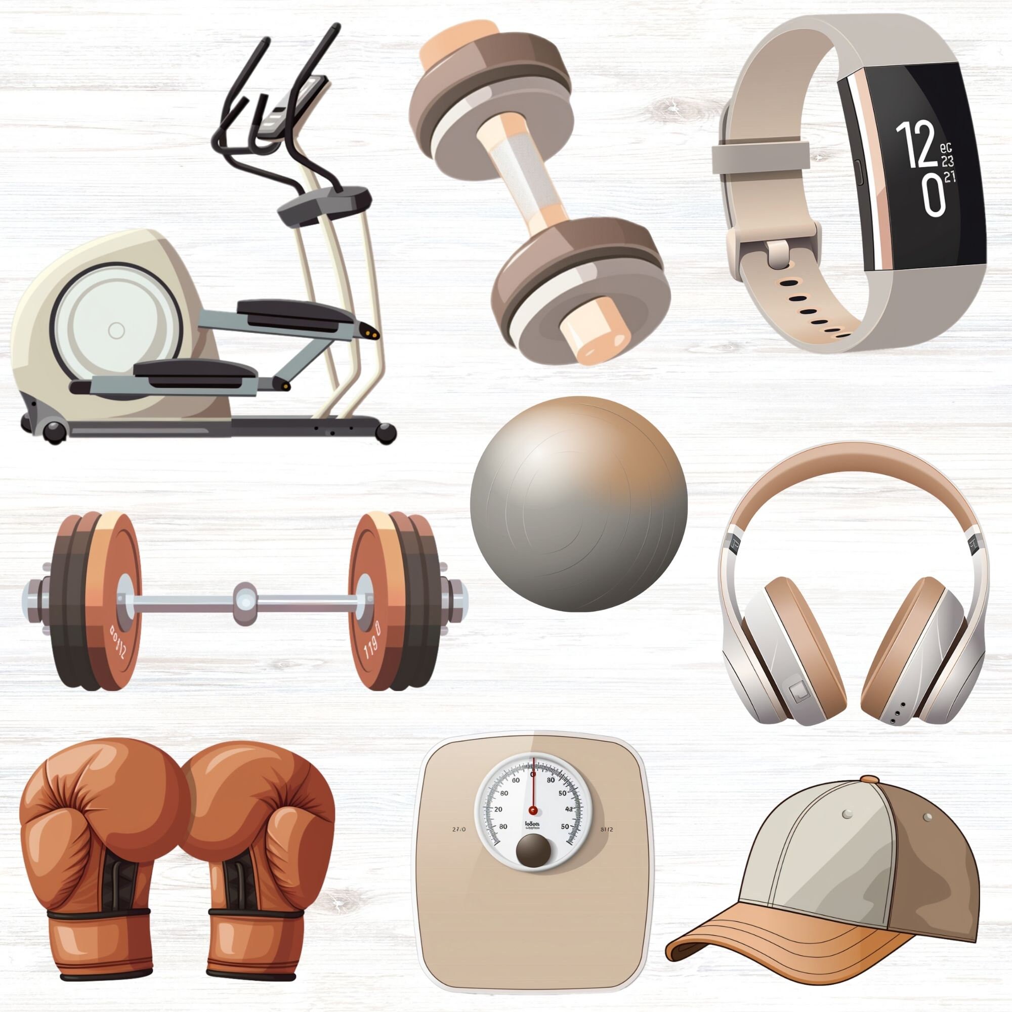 Gym Girl Workout PNG Bundle, Fitness Clipart, Gym PNG Bundle, Workout ...