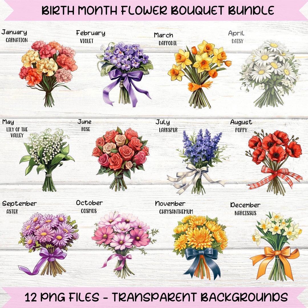 Birth Month Flower Bouquet