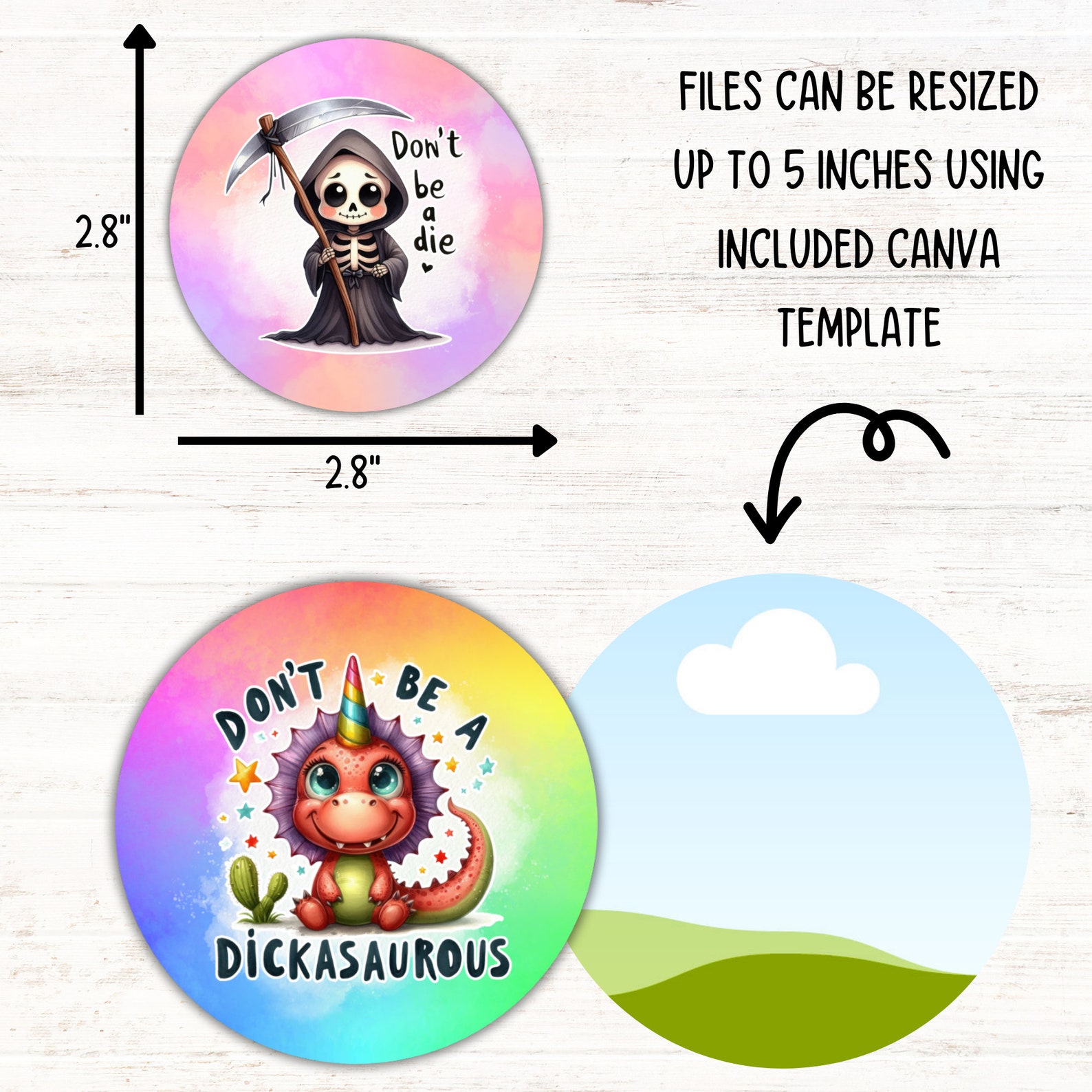 Adult Humor Car Coaster PNG Bundle, Funny Round Sublimation Designs ...