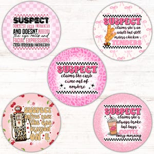 Suspect Claims Car Coaster Design Bundle Funny Cup Holder Sublimation ...