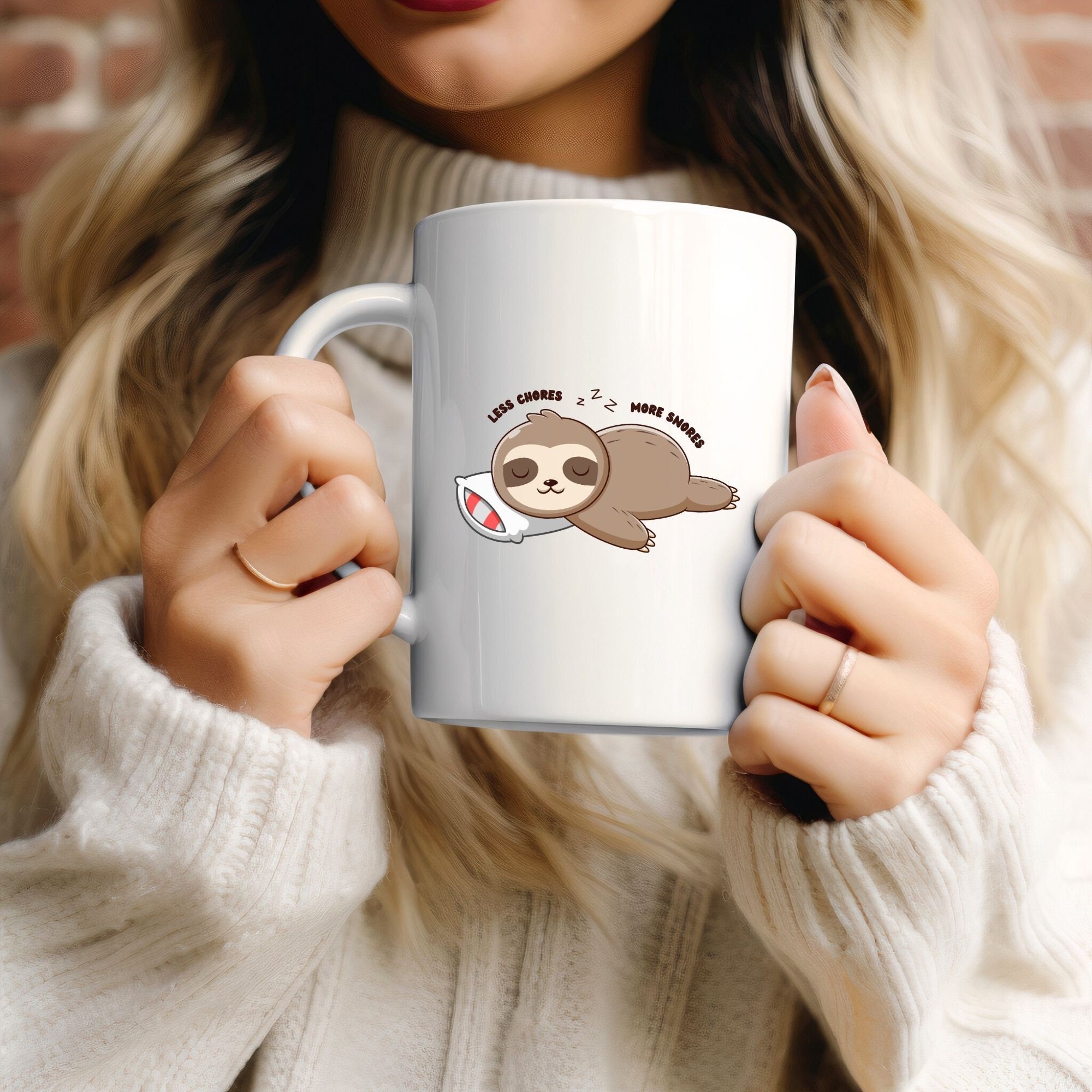 Cute Sloth SVG, Baby Sloth PNG File for Sloth Gift, Sloth Download ...