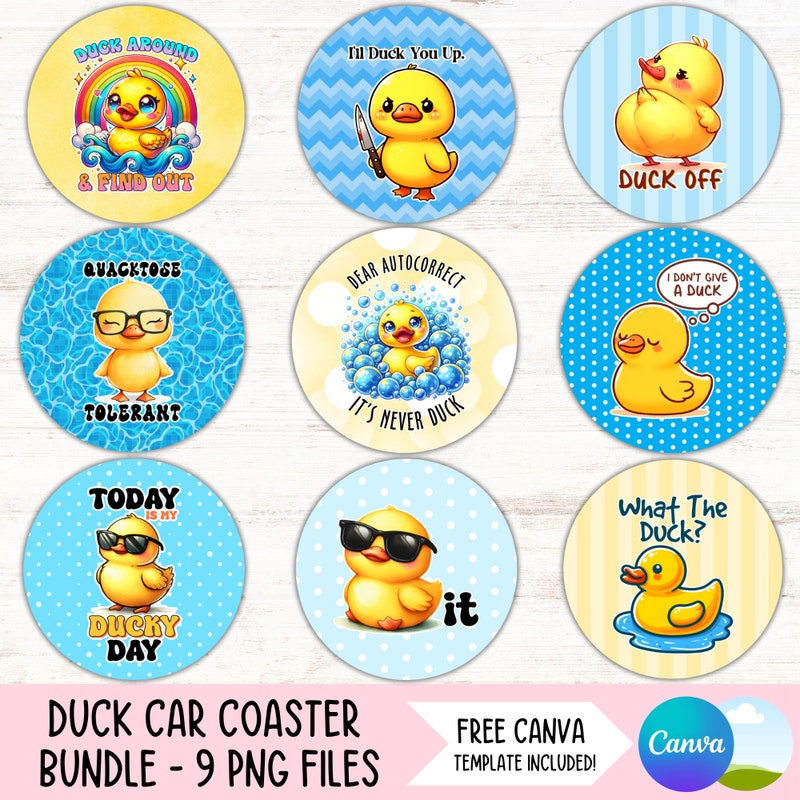 Duck Svg Car Stickers - Etsy