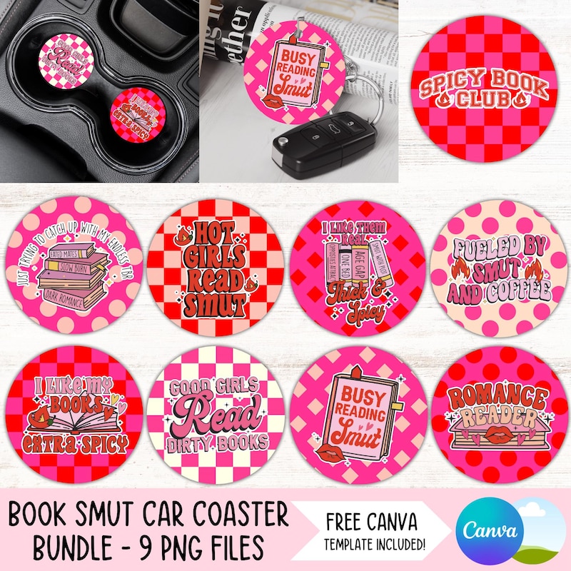 Bookish Cup Coasters - Etsy UK