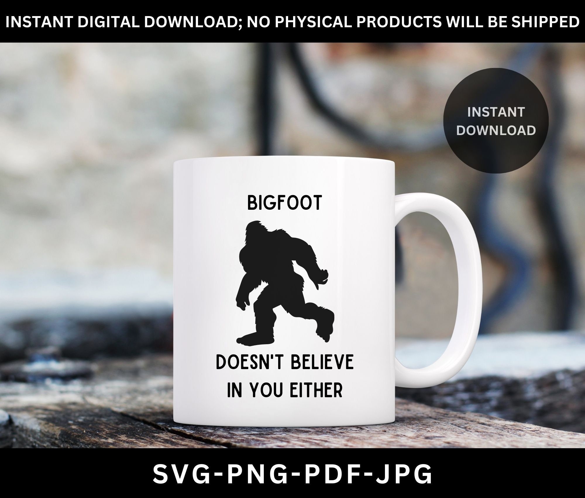 Bigfoot SVG File Sasquatch SVG Yeti SVG Big Foot Png - Etsy Canada