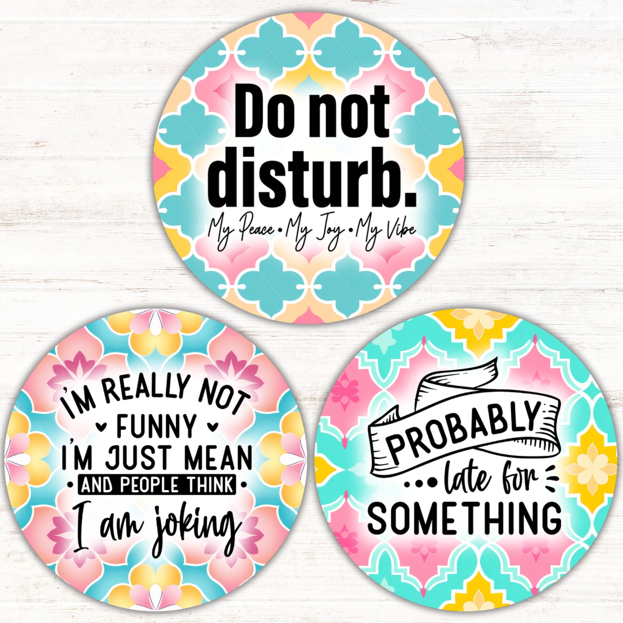 Funny Car Coaster PNG Bundle Sarcastic Cup Holder Sublimation Design ...