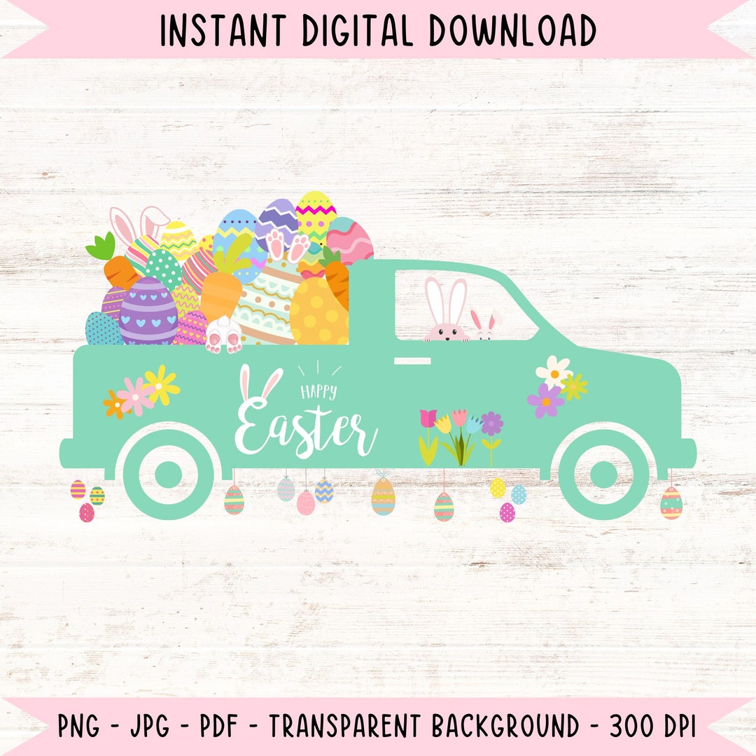 Happy Easter Clipart Design Bunny Ears Easter Bunny Rabbit PNG Easter ...