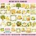 Lemon Clipart Bundle Summer Fruit Bridal Baby Shower Decor Ideas ...