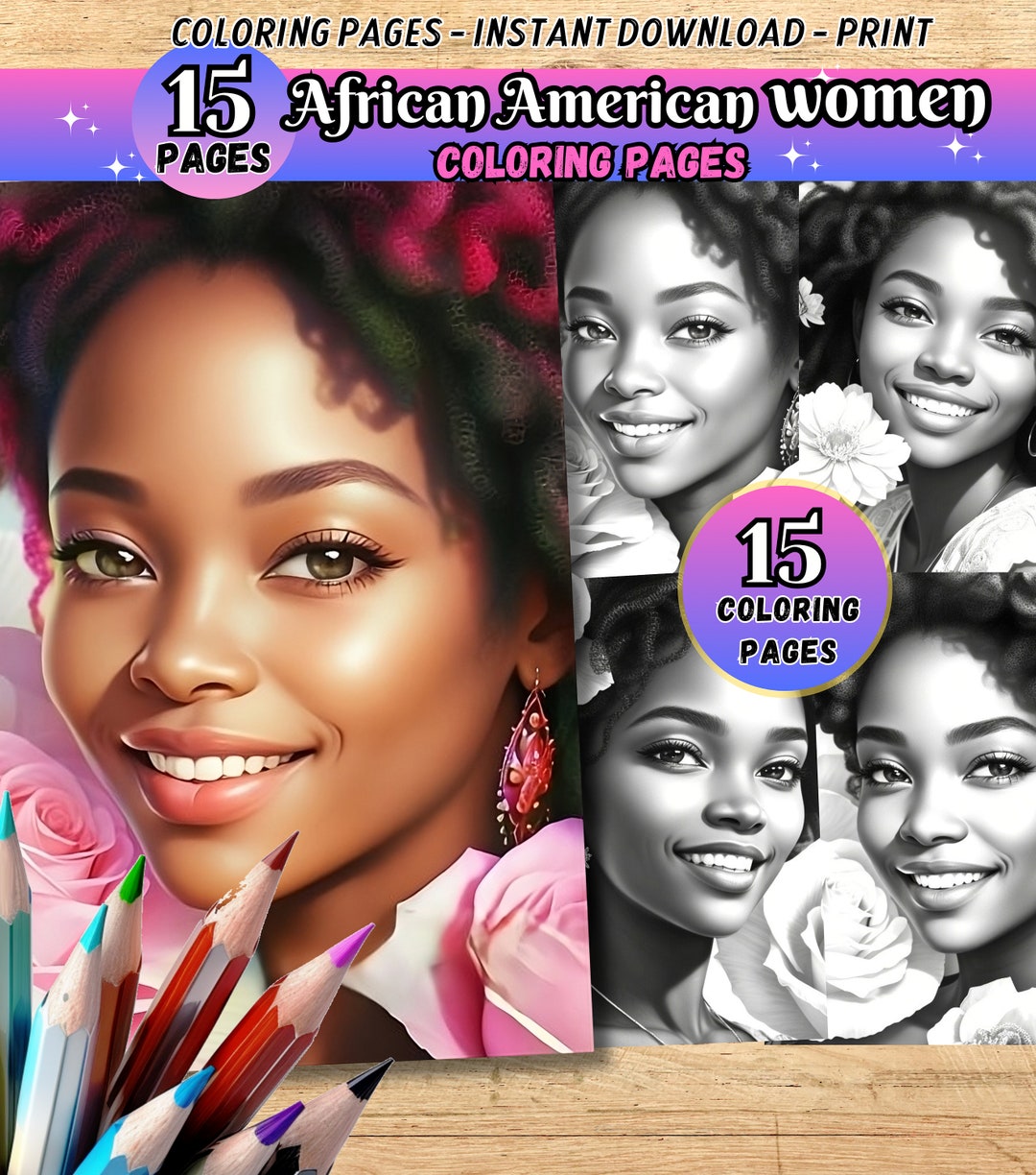 Black Women Portraits, Beautiful Ladies, African American, Adult ...