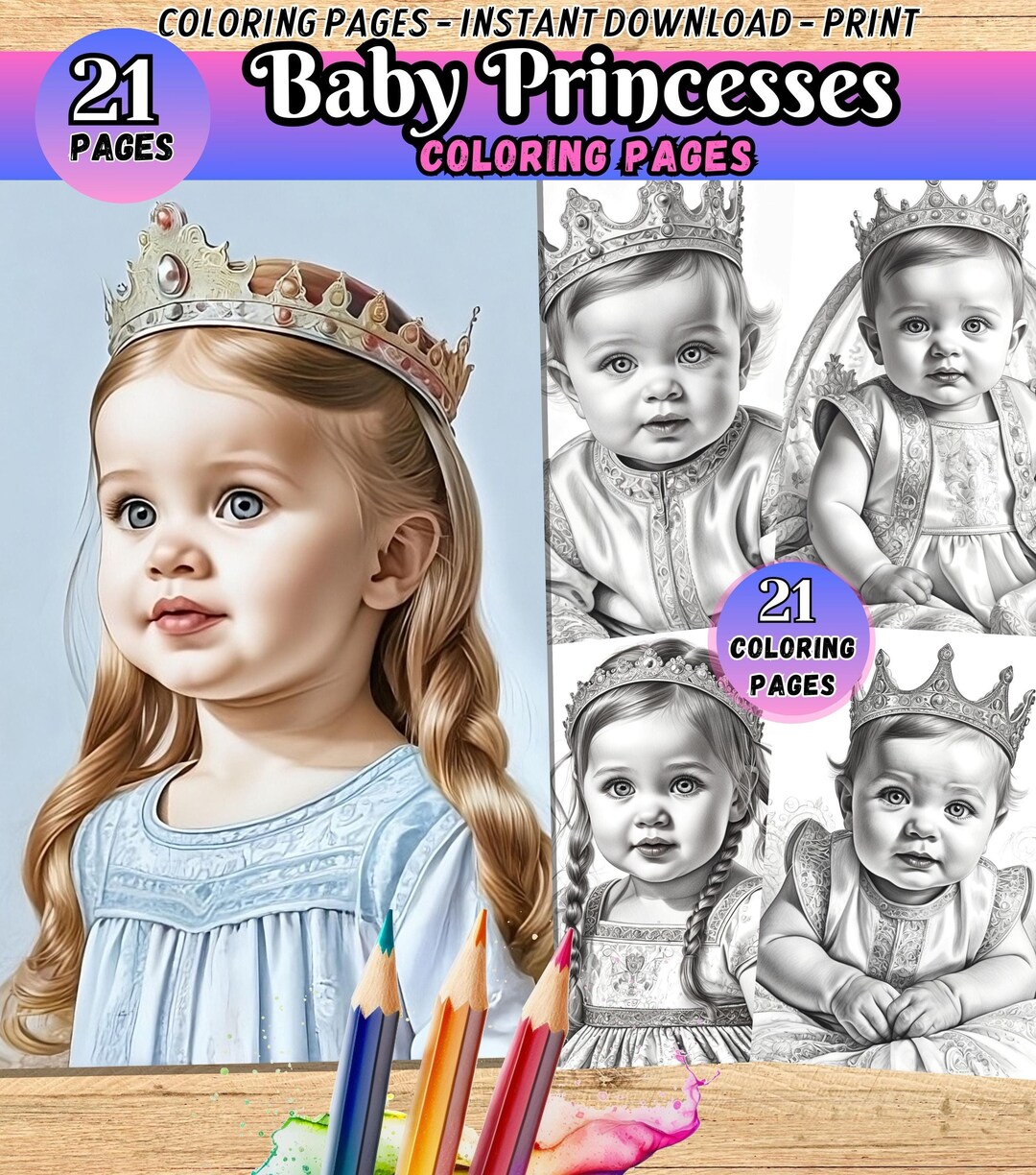 Baby Princess Coloring Pages,baby Prince Coloring Pages,beautiful ...