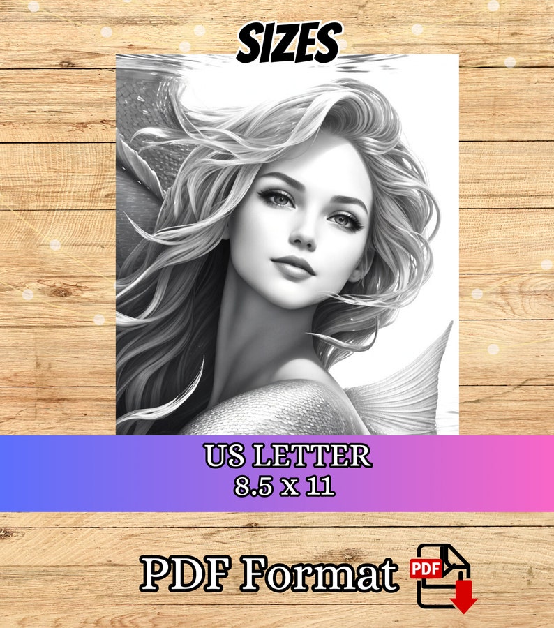 Mermaid Coloring Pages, Portraits of Mermaids, Beautiful Faces of ...