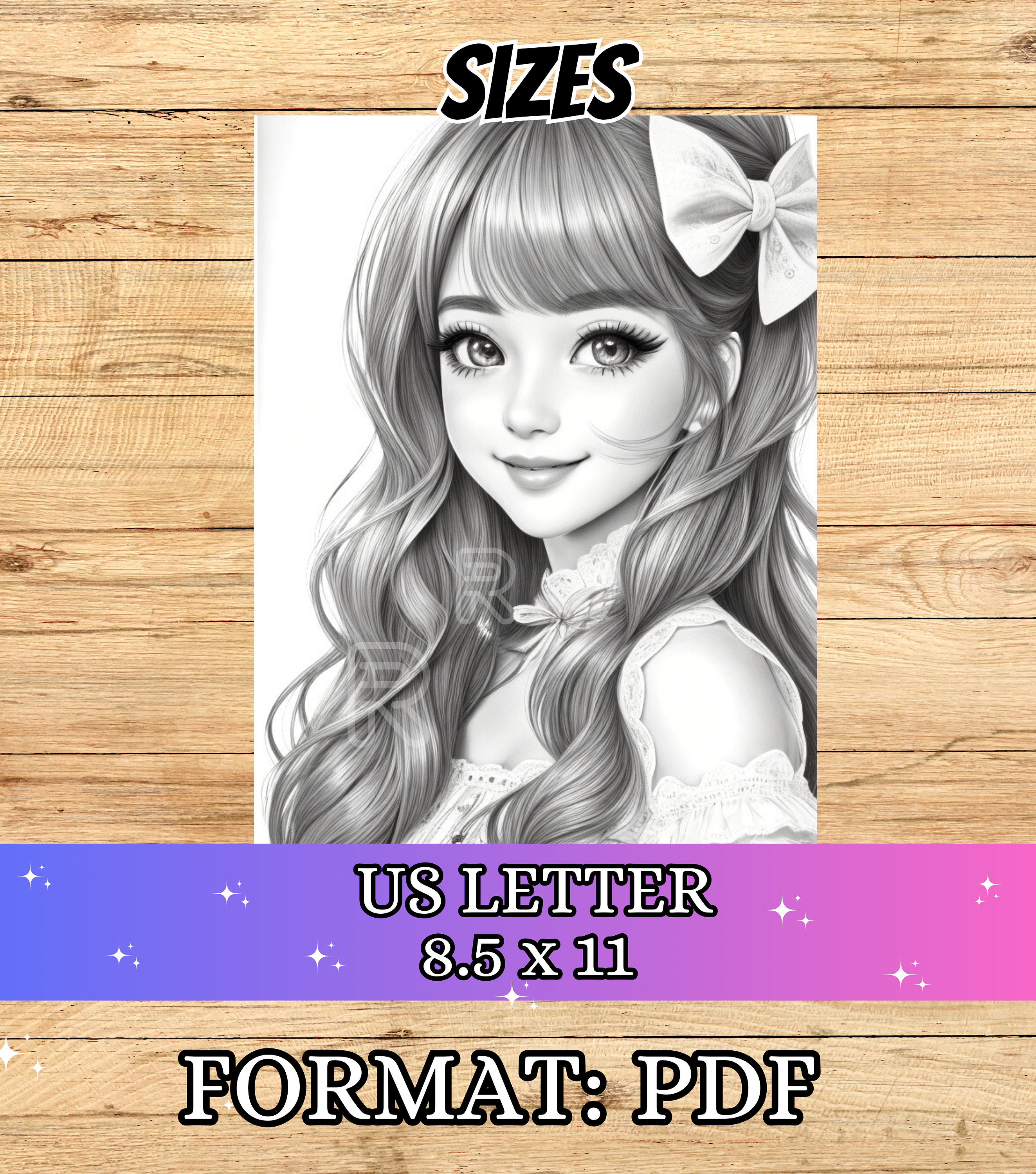 Portraits Coquette Girls, Women Coloring Pages, Coquette Fashion, Bows ...