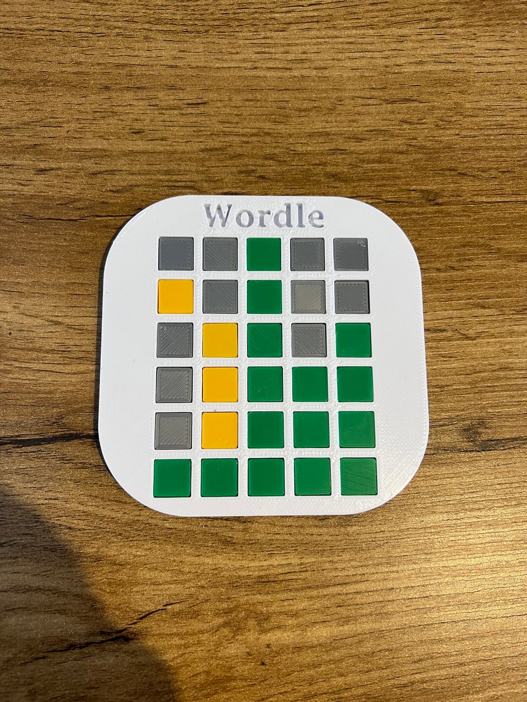 3D Printed Custom Wordle Coaster - Etsy