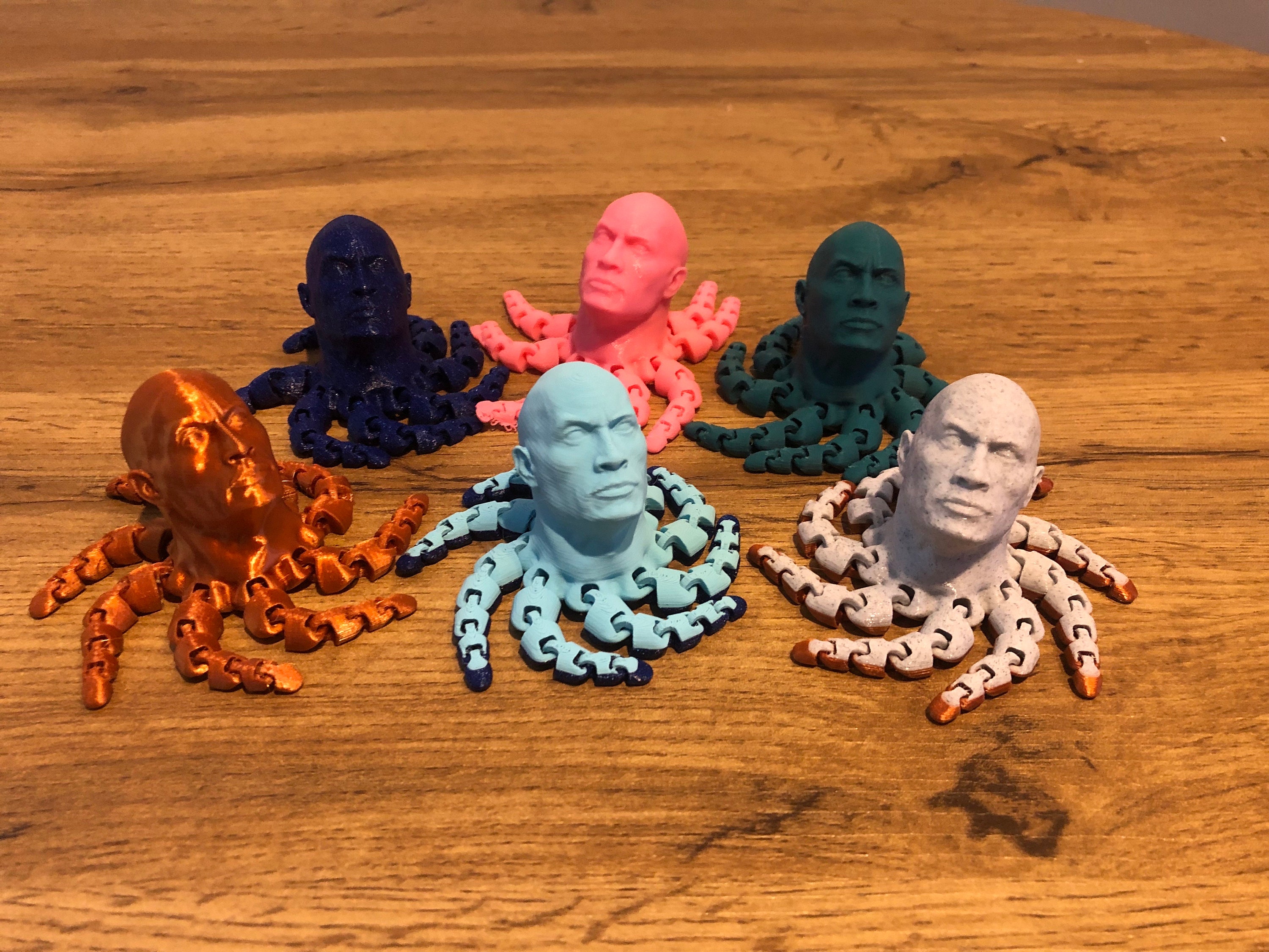 3D Printed Rocktopus Fidget Toy Single or Dual Colour - Etsy UK