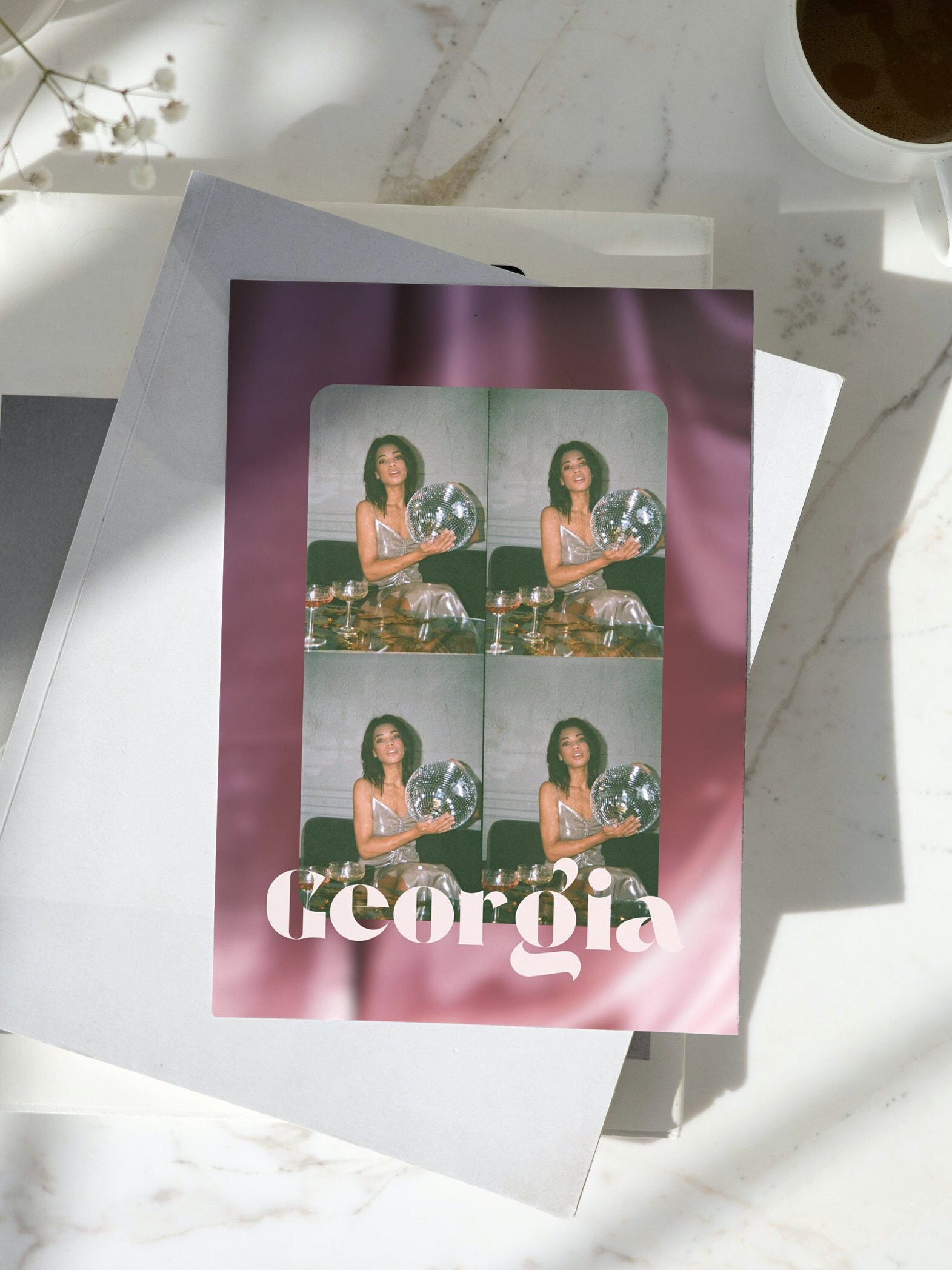 3 Party Invitation Card Templates Printable Disco Inspired Birthday ...