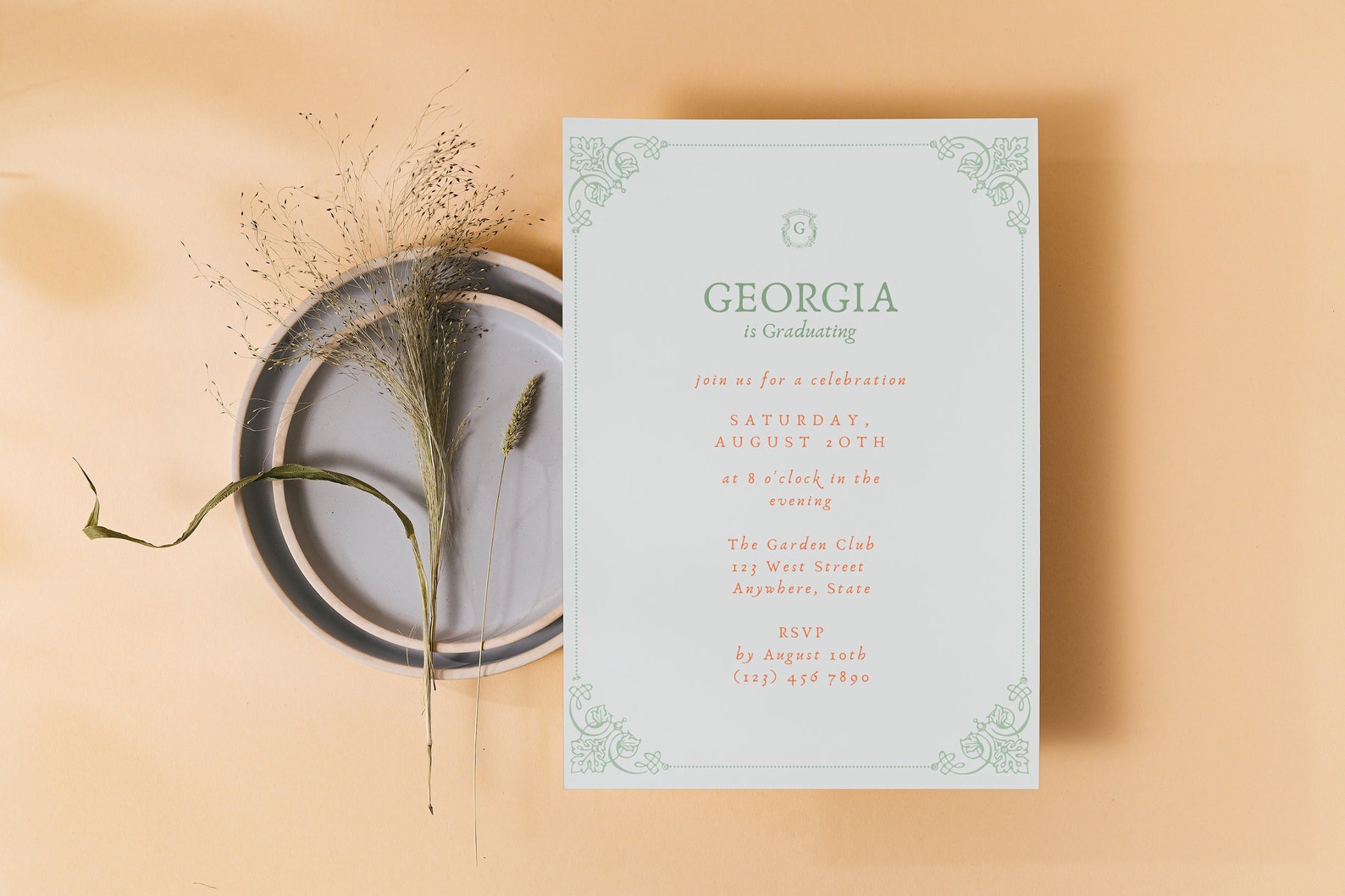 3 Party Invitation Card Templates - Printable Country Club Inspired ...