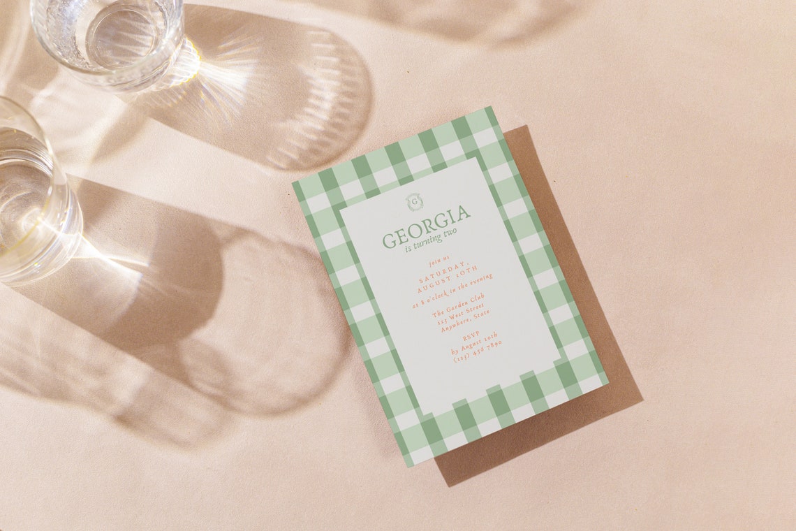 3 Party Invitation Card Templates - Printable Country Club Inspired ...