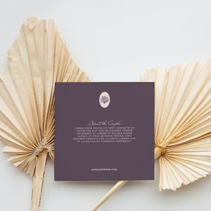 Square Modern Wedding Invitation Template Custom Printable Wedding ...