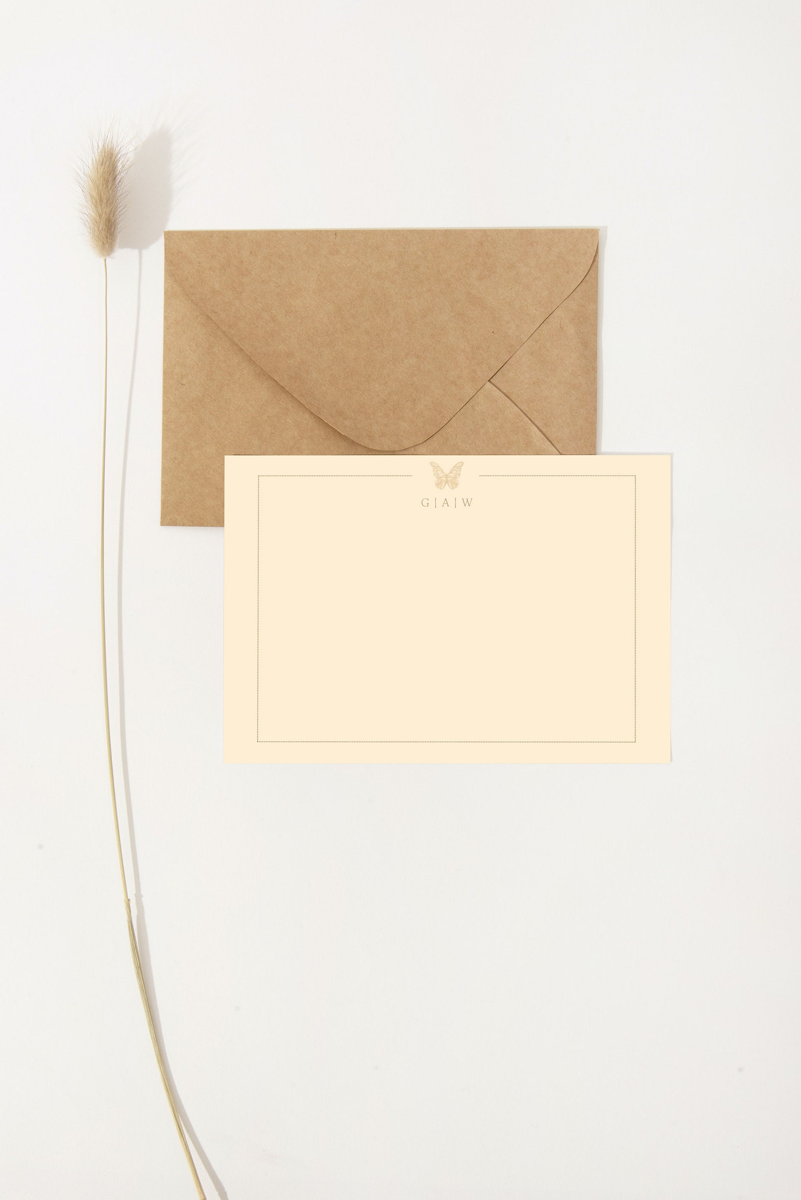 3 Custom Stationary Bundle - Custom Notecards Thank You Notes - Custom ...