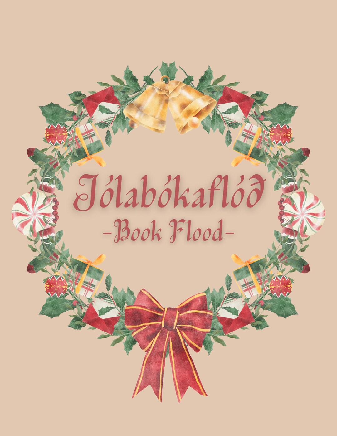 Jolabokaflod Christmas Tradition: Book Flood Printable Pack (digital ...