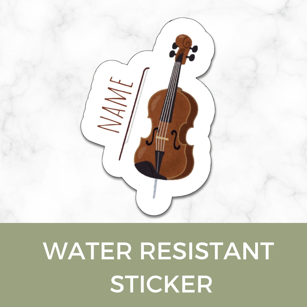 Personalized Cello Sticker: Water Resistant Music Gift - Etsy
