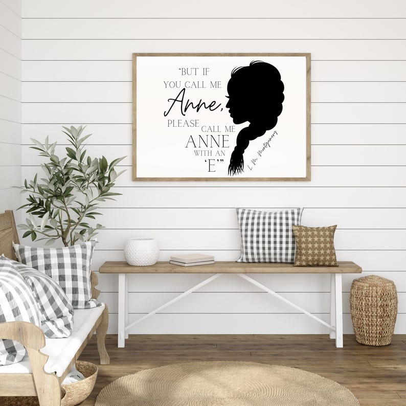 Anne With an E Art Print, Anne With an E Poster, Anne With an E Digital ...