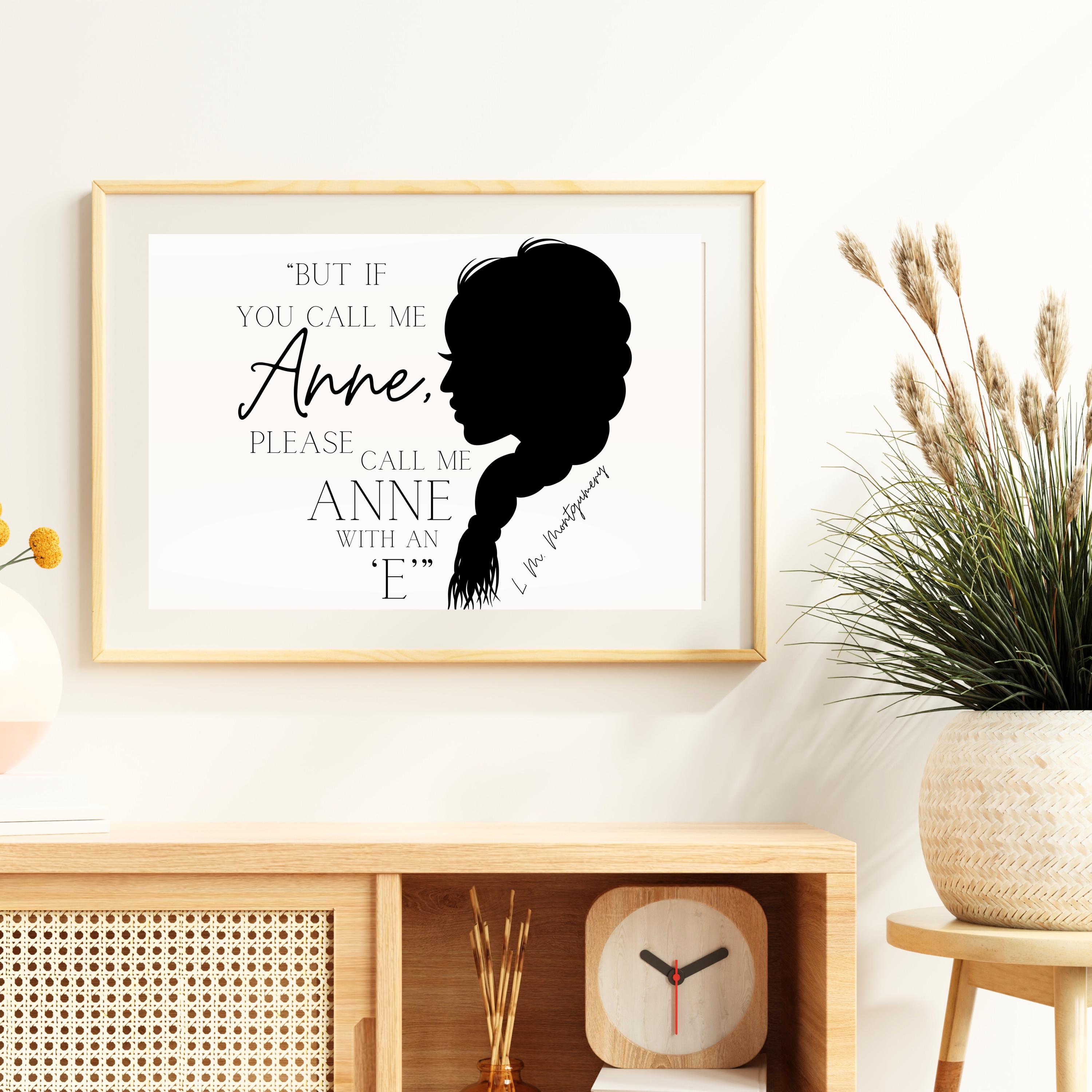 Anne With an E Art Print, Anne With an E Poster, Anne With an E Digital ...