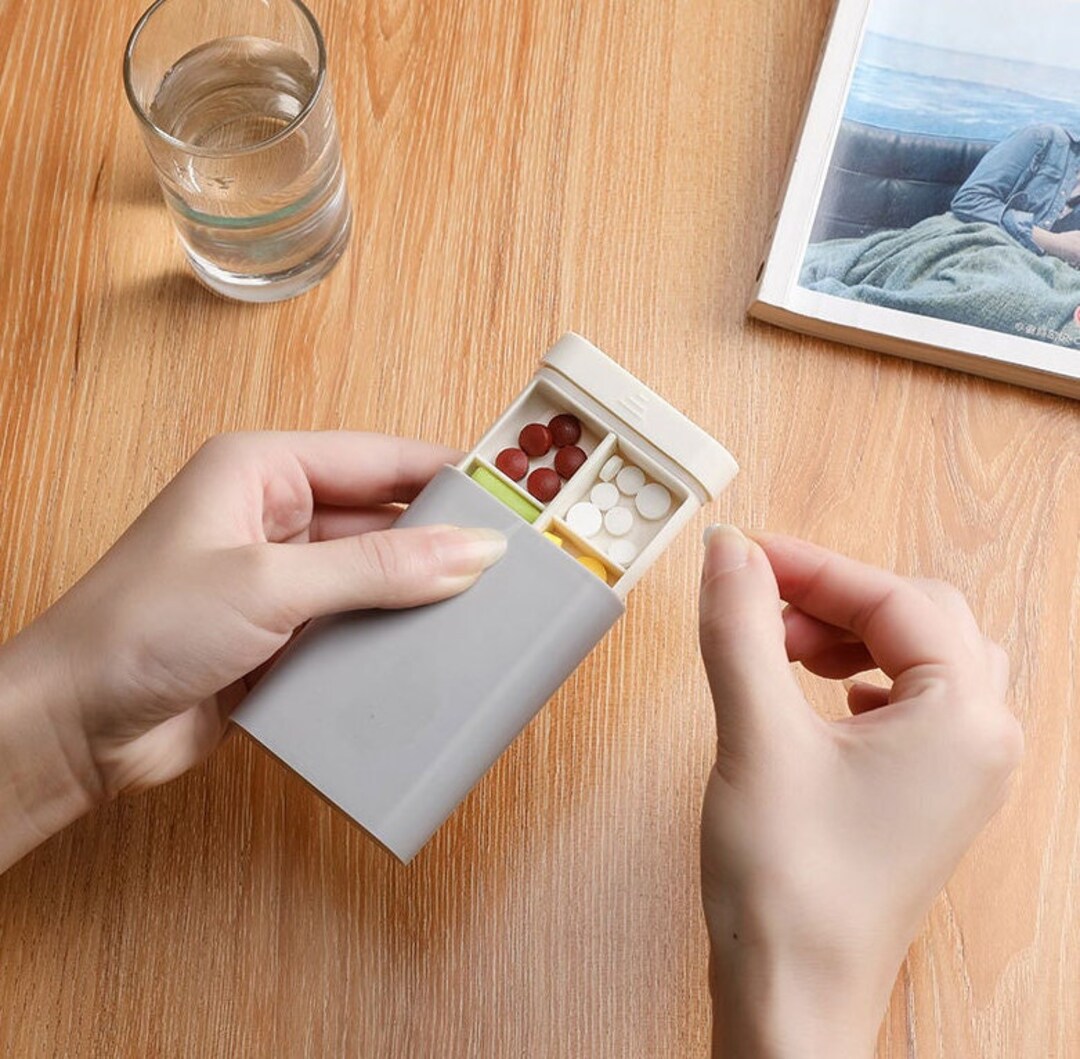 Pill Box Travel Case Medicine Tablet Dispenser Week Weekly Weekend ...