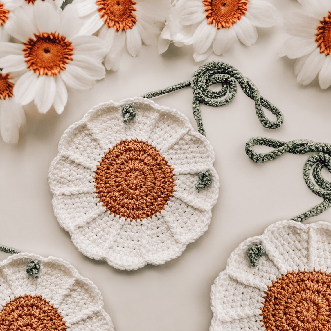 CROCHET Pattern-daisy Child Purse - Etsy