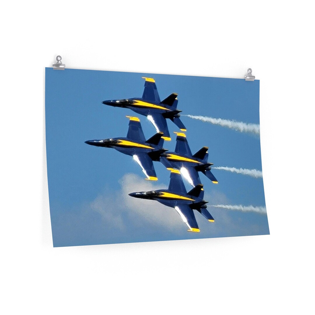Blue Angels in Formation - Poster - Etsy