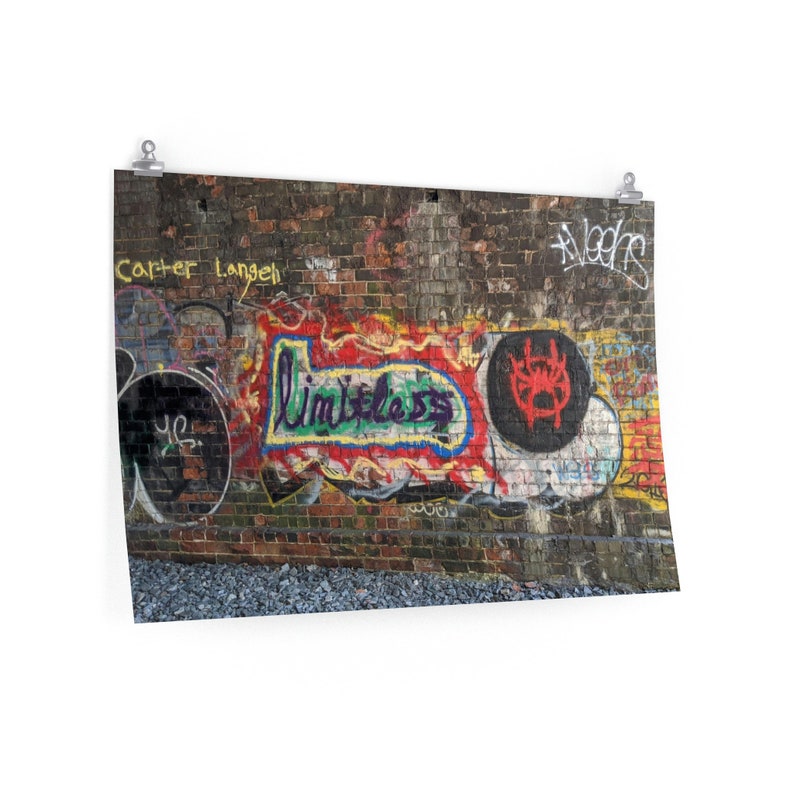 Limitless Motivational Graffiti Poster - Etsy