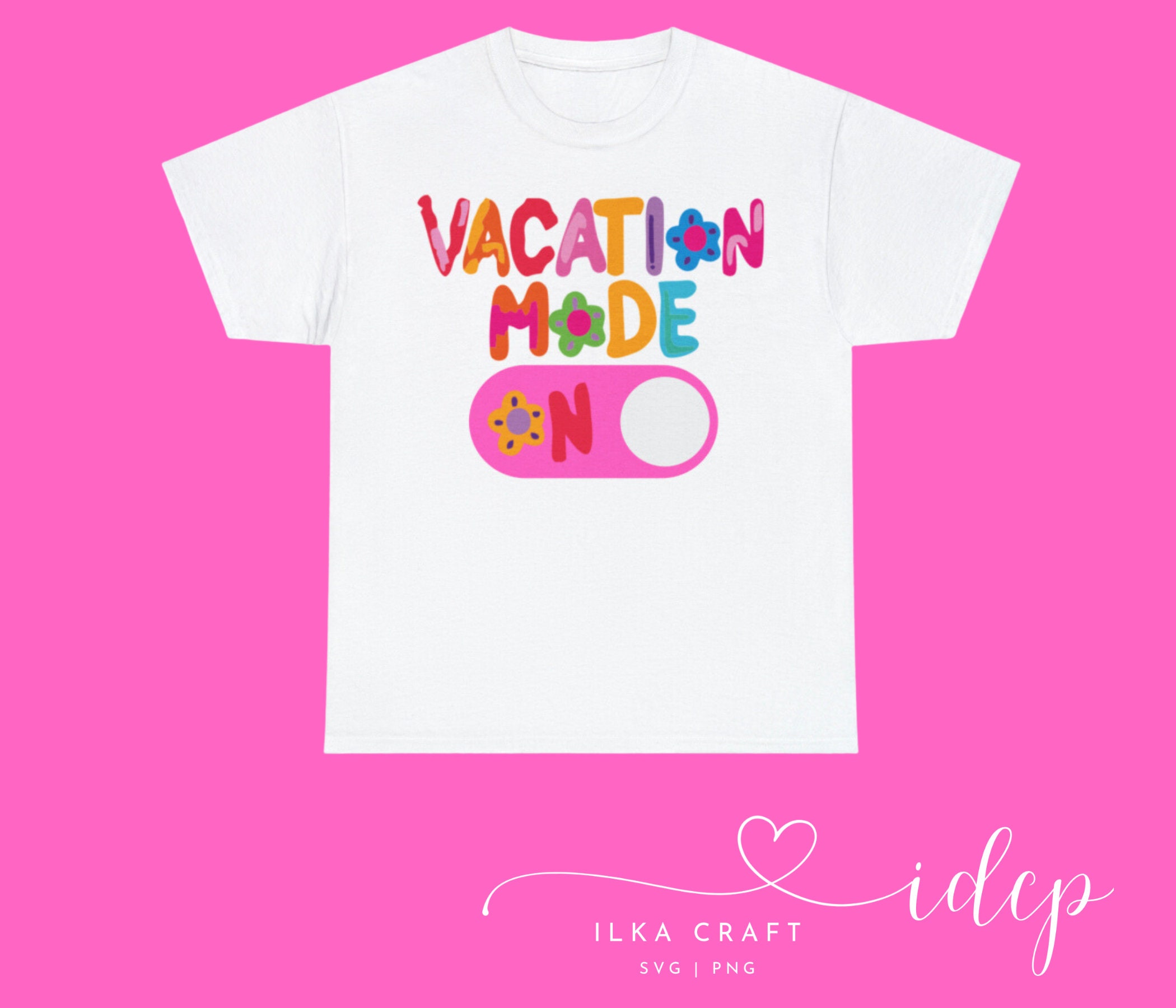 Vacation Mode on Modo De Vacaciones Activado PNG Digital - Etsy
