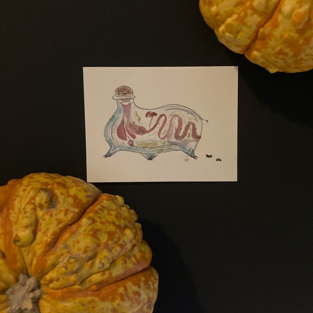 Watercolor and Ink Potion Mimic - Etsy