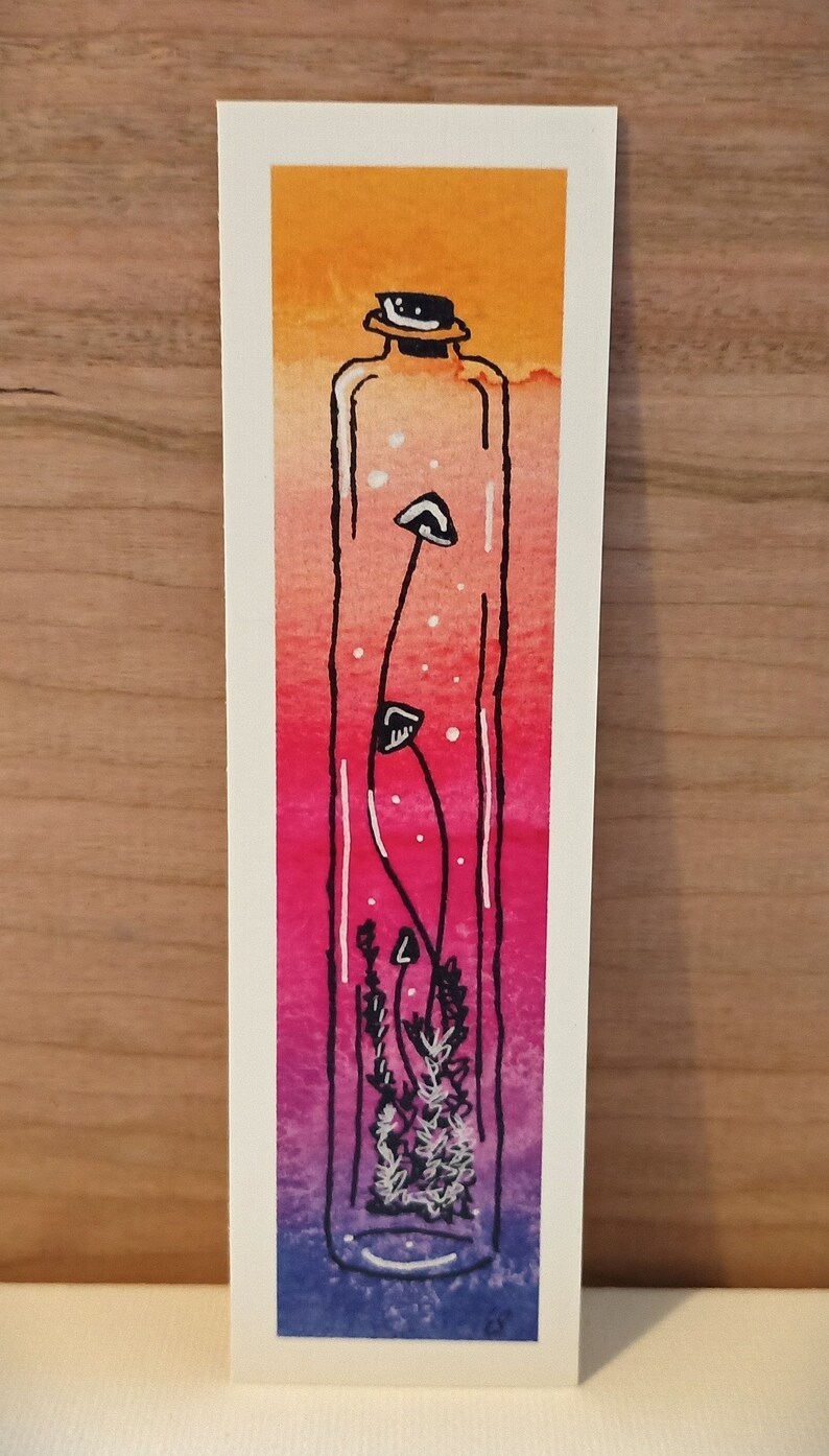 Watercolor and Ink Bookmarks - Etsy
