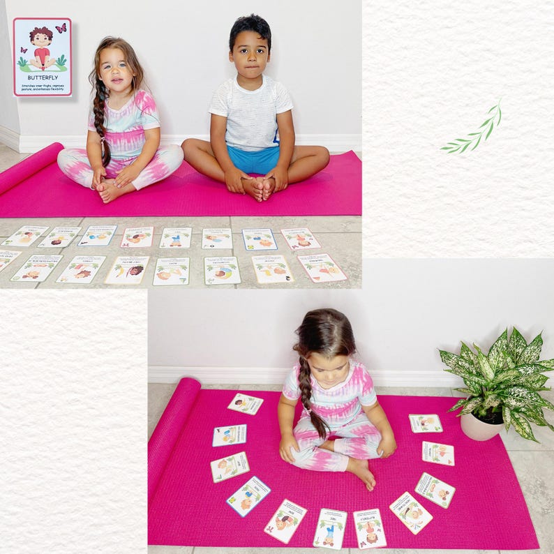 Kids Yoga Poses Flashcards | Printable Classroom Activity (digital ...