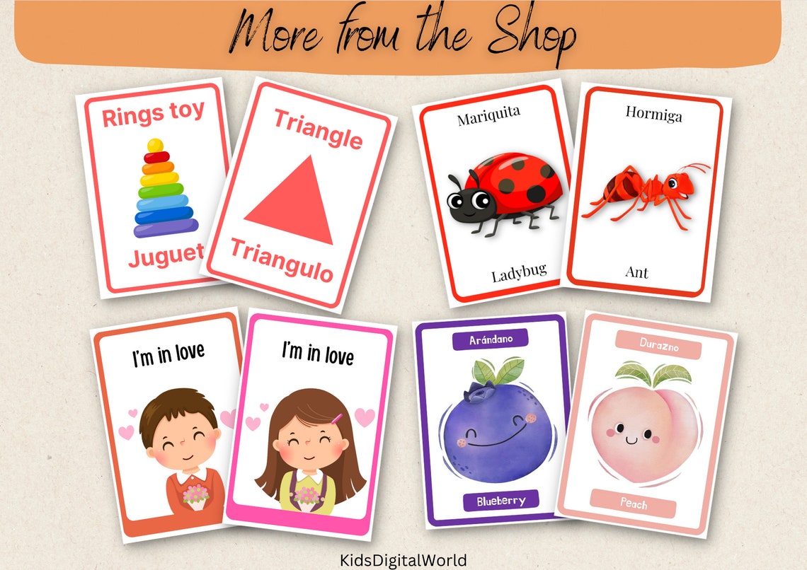 Bilingual Weather Flashcards 16 Colorful Weather Cards - Etsy