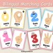 Colorful Bilingual Number Flash Cards: Counting 0-10 (PDF) - Etsy